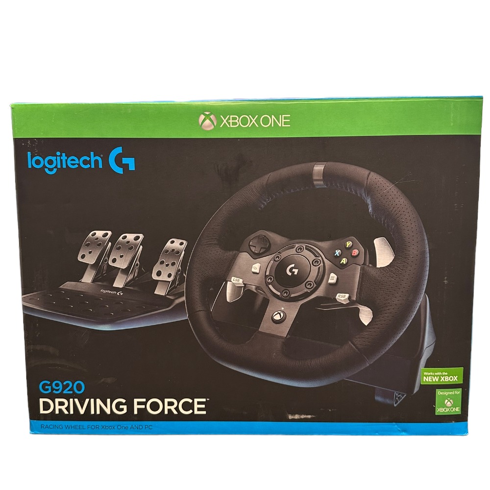 Pre-owned Boxed: Logitech G920 Driving Force Racing Wheel (Xbox One ...